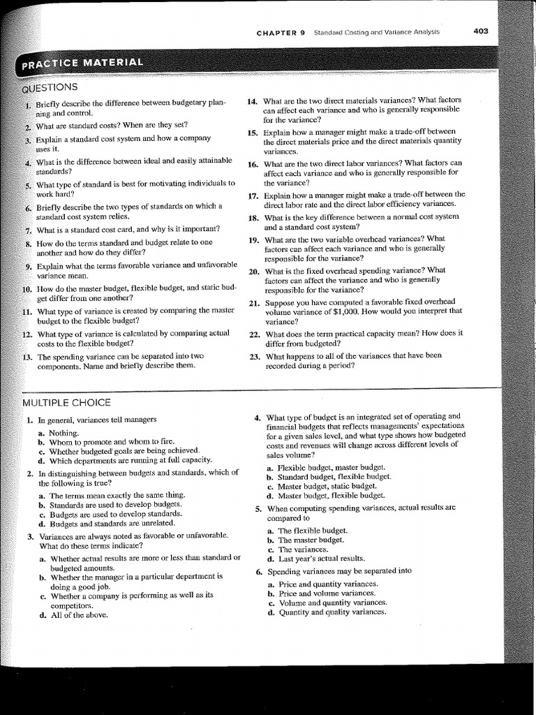 Chapter 9 Exercises | PDF