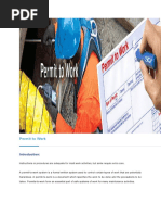 IntelliPERMIT Comprehensive Permit To Work Solution Brochure | PDF | Safety | Risk