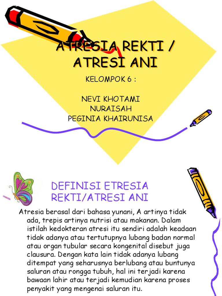 Atresia Rekti | PDF