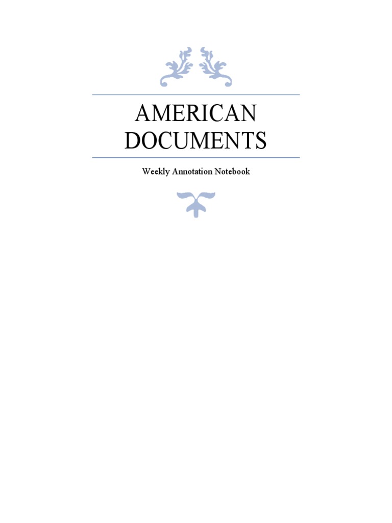 Annotation Documents Notebook-Wide Margins-Updated | PDF | U.S. State ...