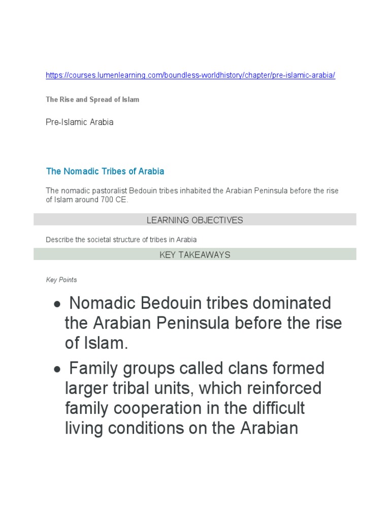 Pre-Islamic Arabia | PDF | Mecca | Medina