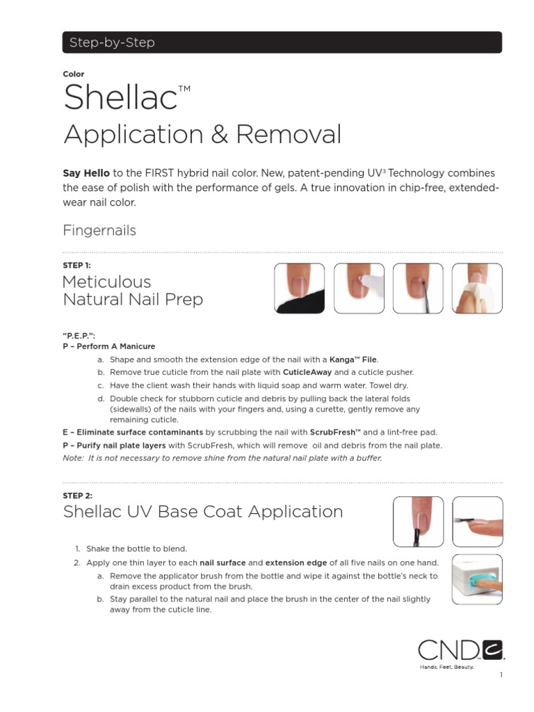 Shellac: Application & Removal | PDF | Nail (Anatomy) | Nature
