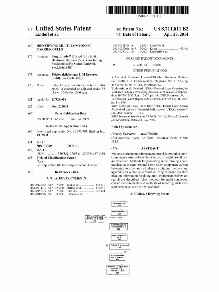 United States Patent: (10) Patent No.: US 8,711,811 B2 | PDF ...