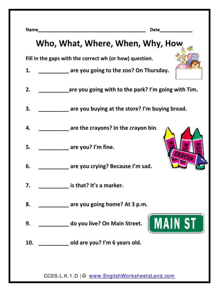 Who, What, Where, When, Why, How | PDF