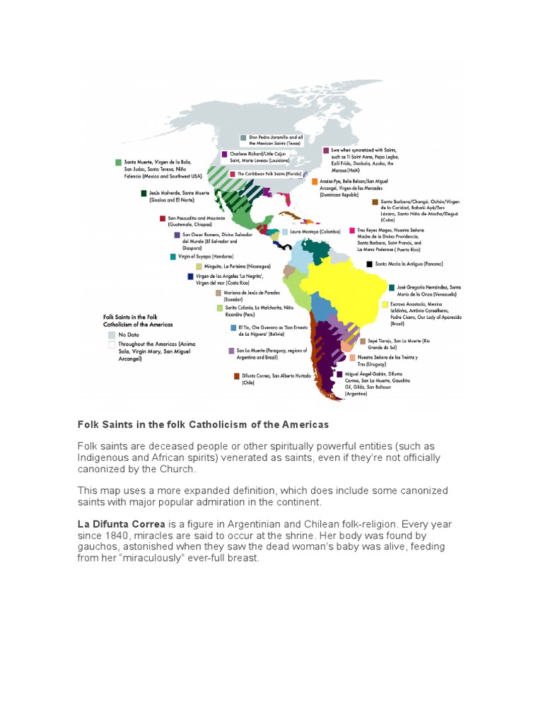 Folk Saints in Latin American Culture | PDF | Saint | Supernatural
