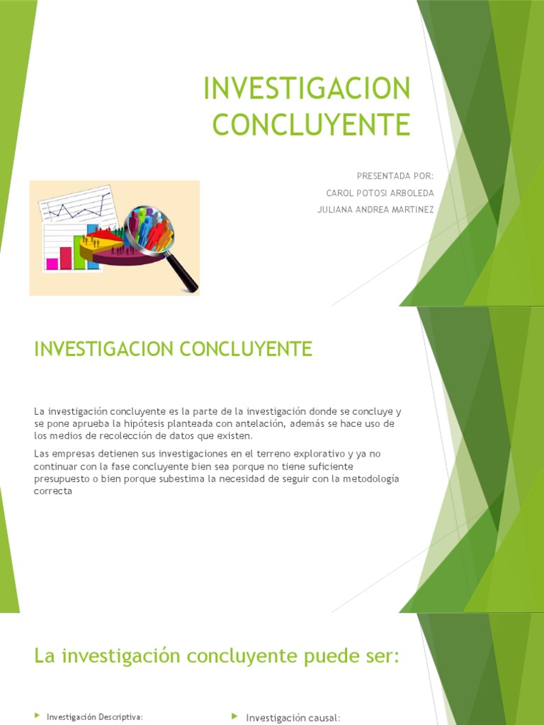 Investigacion Concluyente | PDF