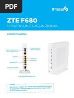 Instrukcja Instalacji Play Box Net Router HFC Kaon | PDF