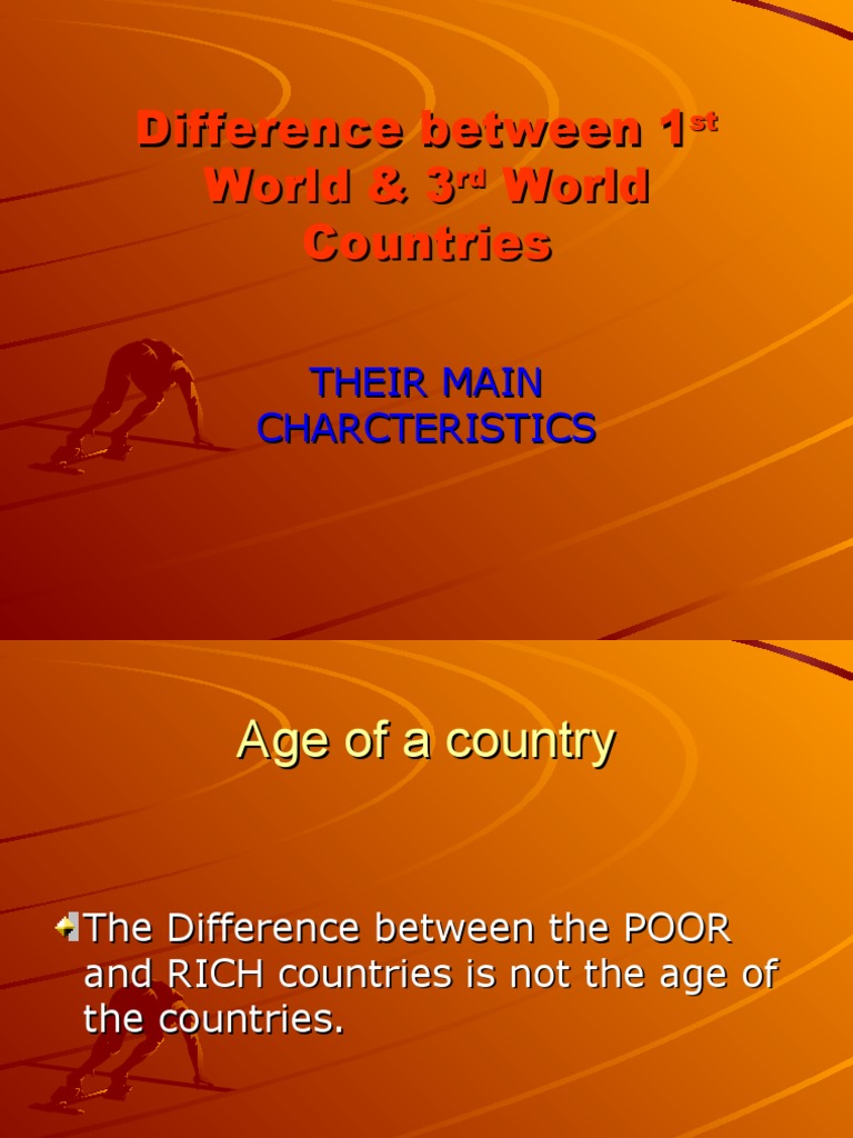 Difference Between 1st World & 3rd World Countries | PDF | Democracy ...