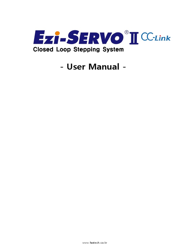 Manual Ezi-SERVOII-CC-Link ENG | PDF | Electric Motor | Acceleration