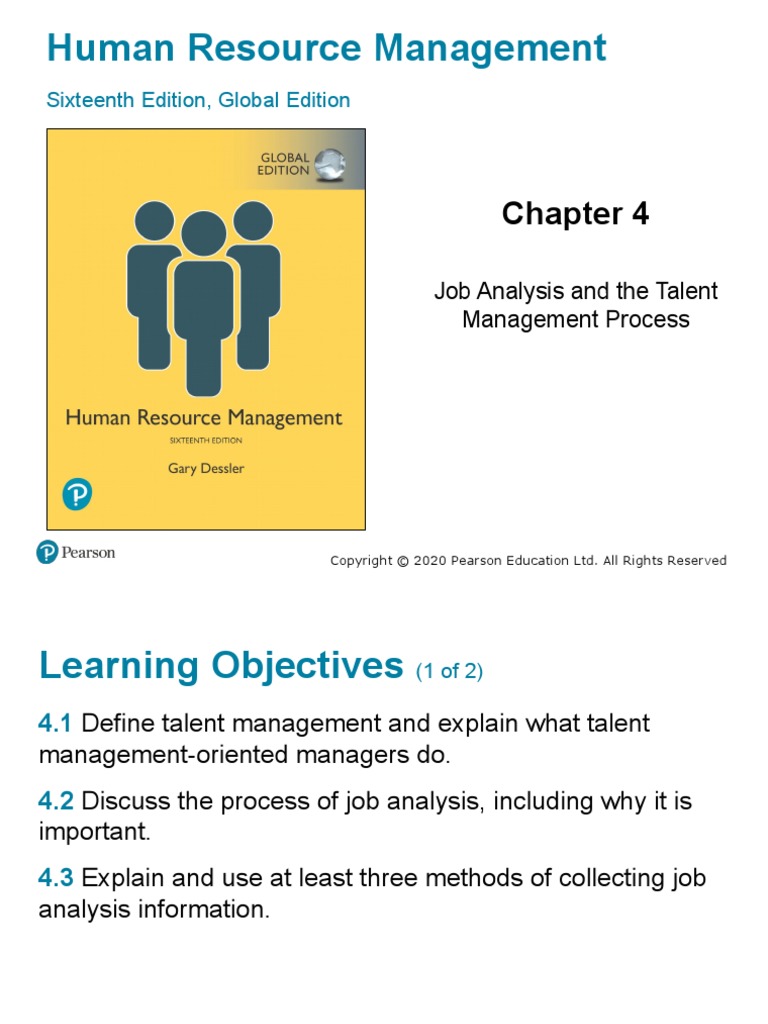 Job Analysis and The Talent Management Process | PDF | Talent ...