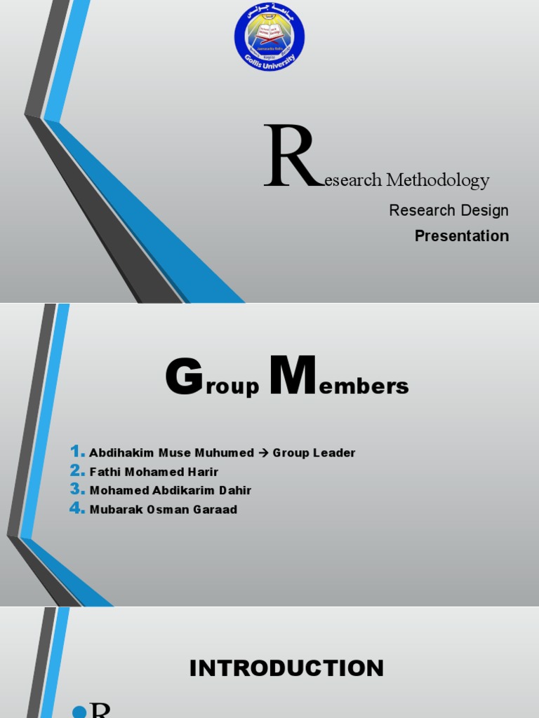 Research Design Presentation | PDF | Research Design | Quantitative ...