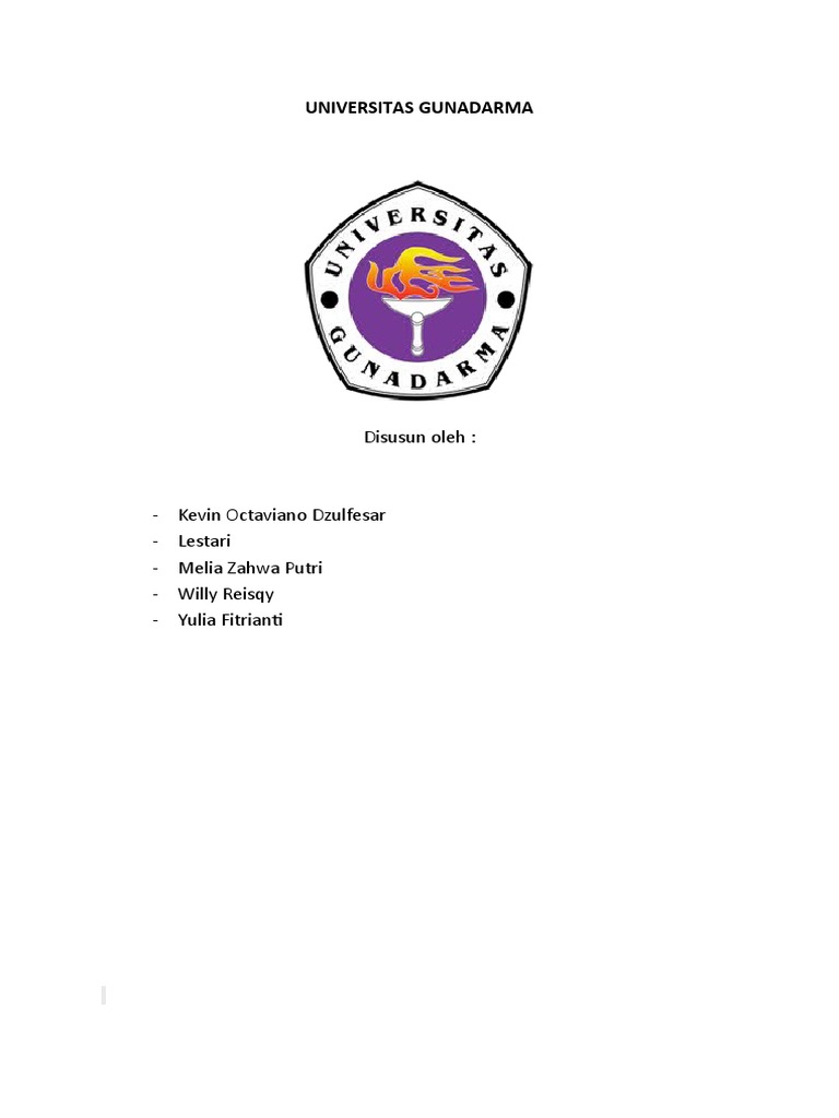 Universitas Gunadarma Revisi | PDF