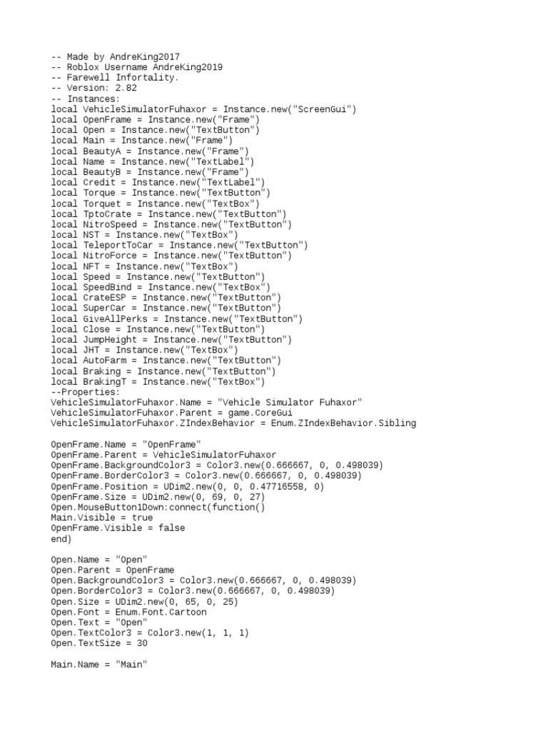 Vehicle Simulator Script | PDF | Brake | Torque