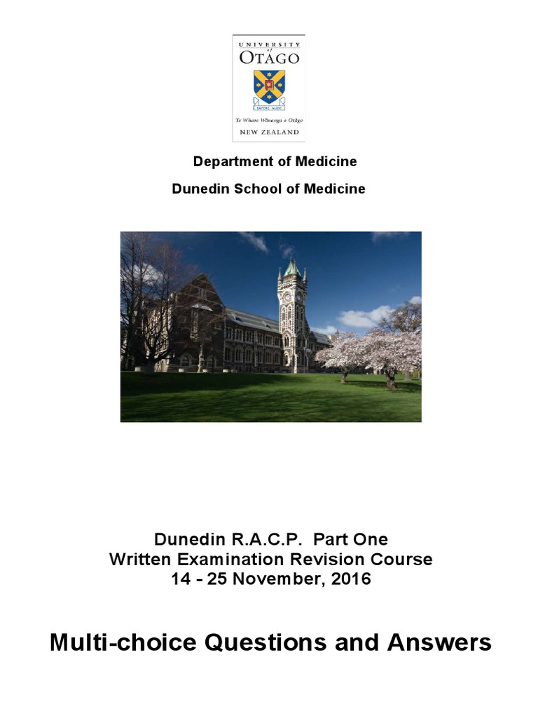FRACP Written Exam Otago MCQ Book 2016 | Download Free PDF | Myocardial ...