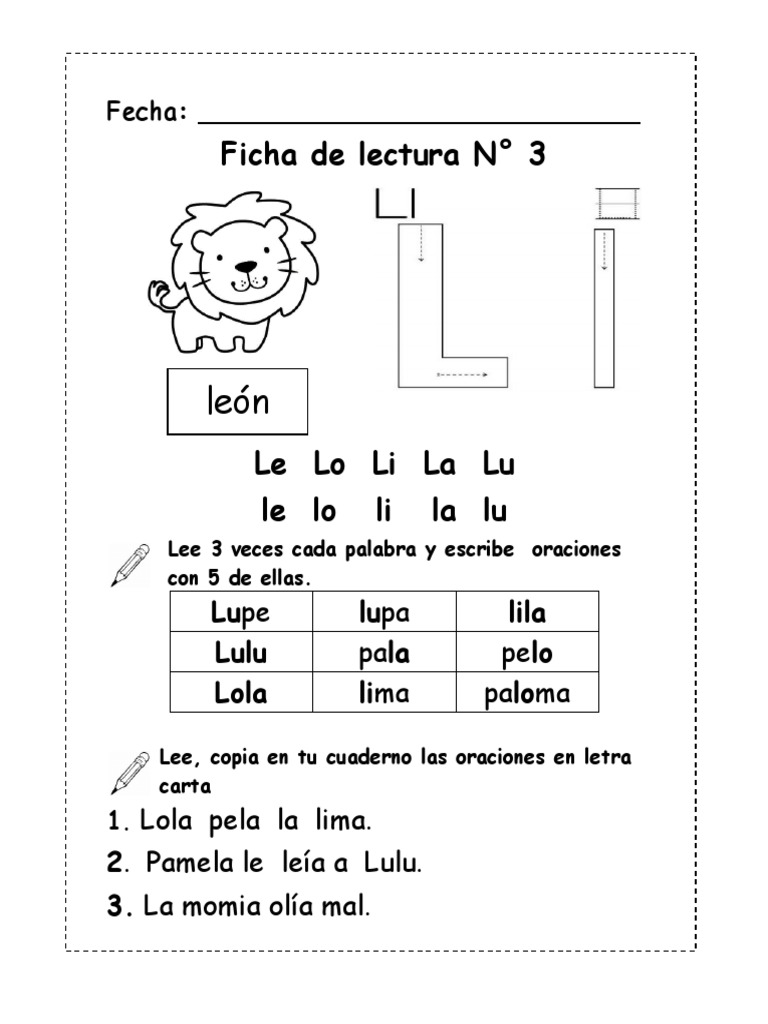 Fichas para Imprimir | PDF