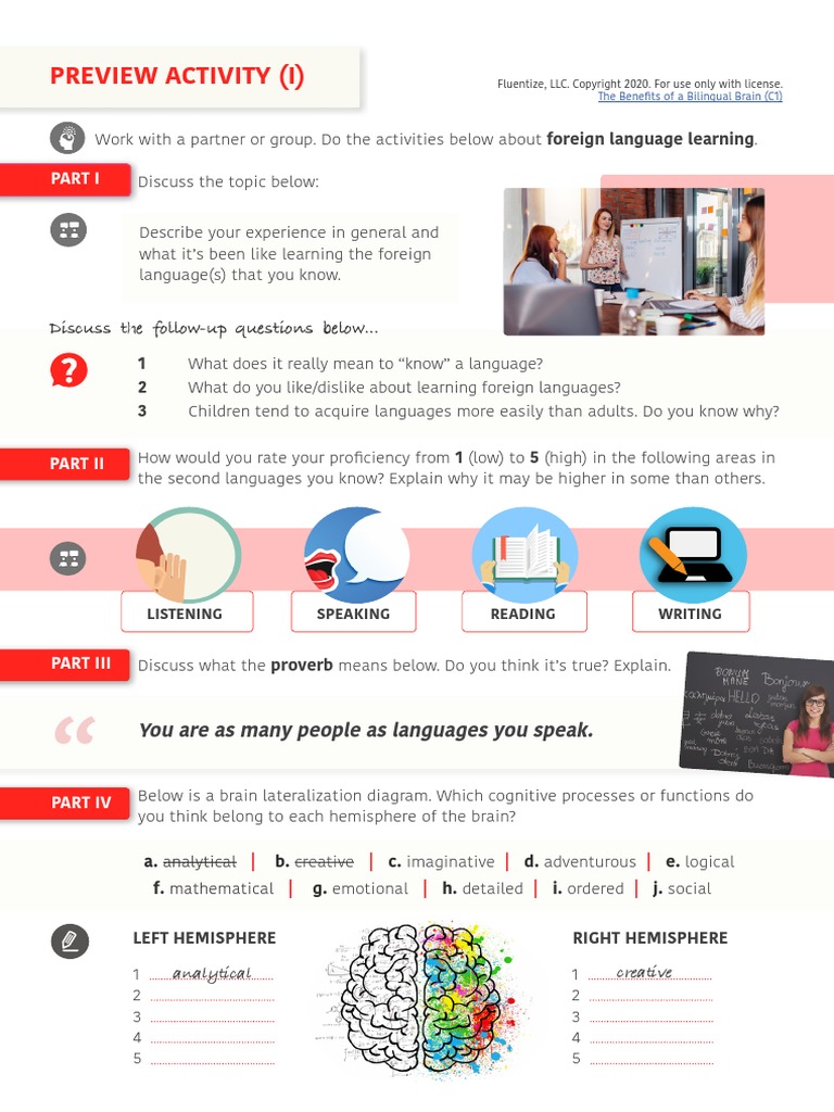 Preview Activity (I) : Discuss The Follow-Up Questions Below.. | PDF ...
