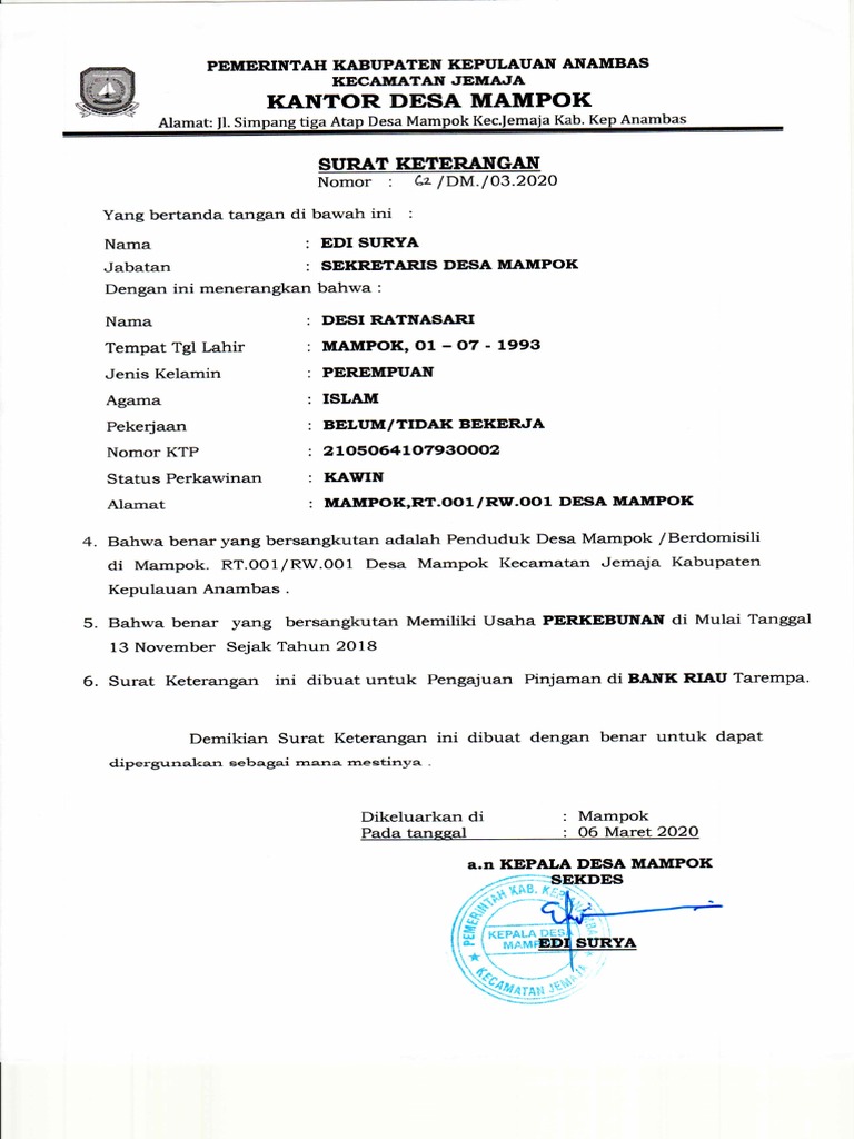 Surat Izin Usaha | PDF