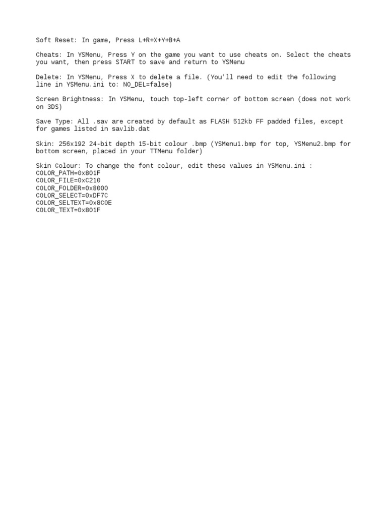 A Guide to Common YSMenu Functions and Customization Options | PDF