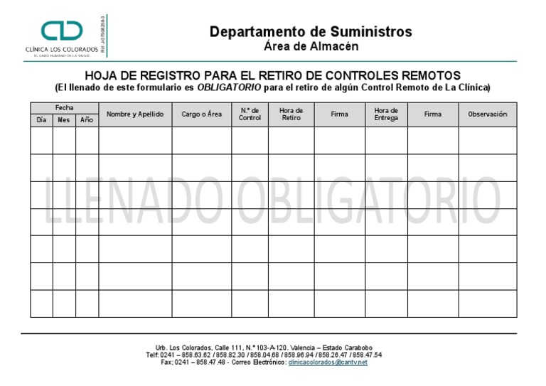 Hoja De Registro De Entrada Y Salida Imprimible Como Hacer Un