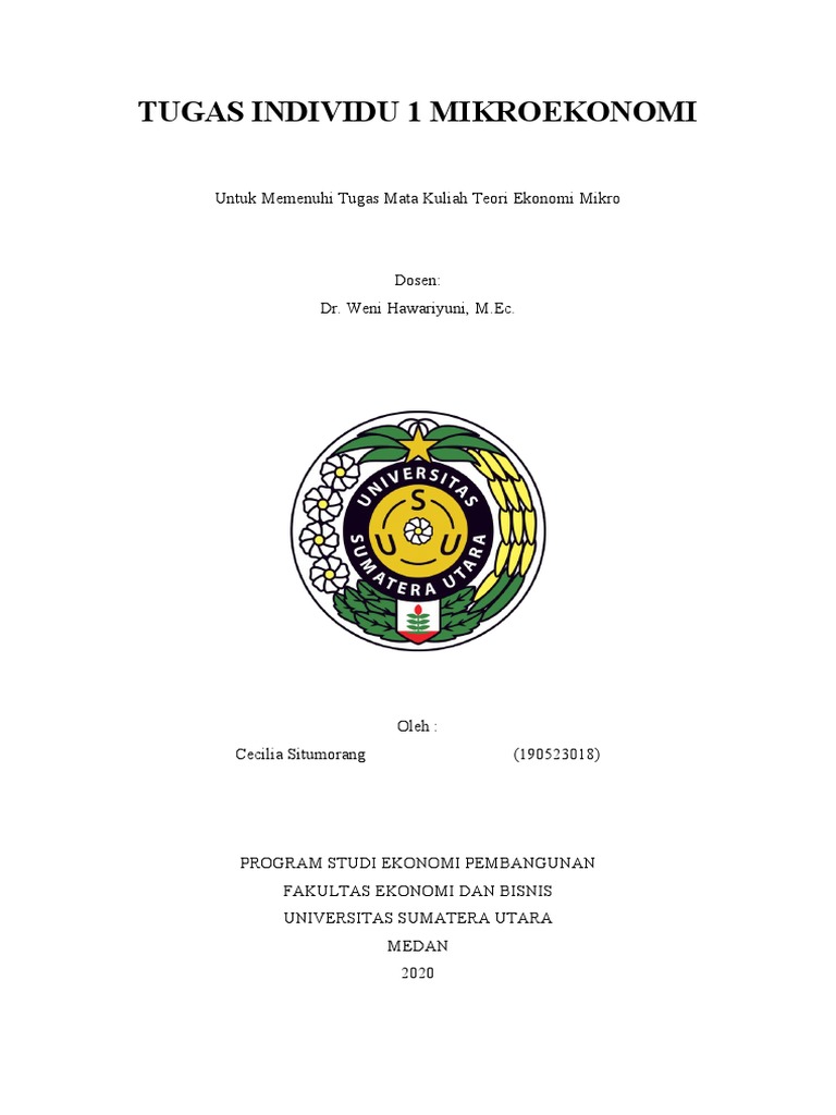 Cecilia Situmorang Tugas Individu 1 Mikroekonomi | PDF