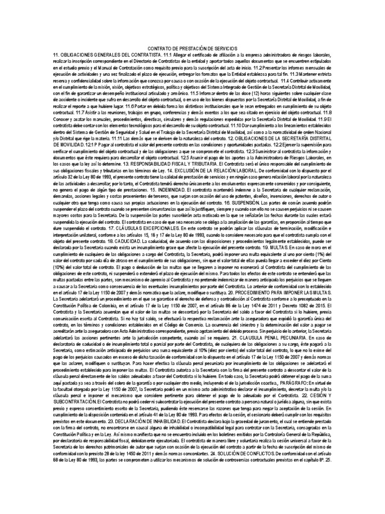 Clausulado | PDF | Corrupción política | Ley Pública