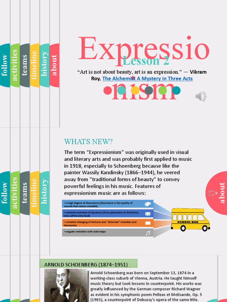 Expressionism in Music | PDF | Musical Compositions | Performing Arts