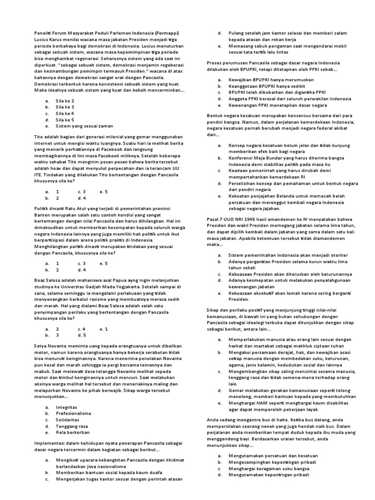 Demokrasi dan regenerasi kepemimpinan | PDF