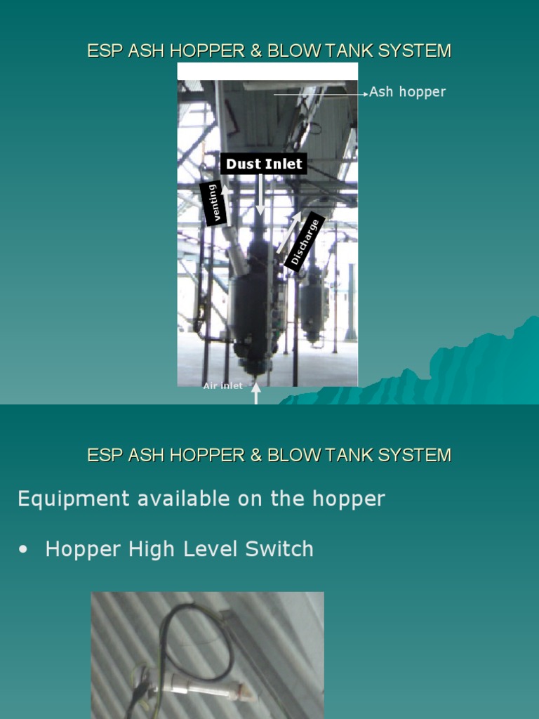 Esp Ash Hopper & Blow Tank System | PDF | Valve | Tools