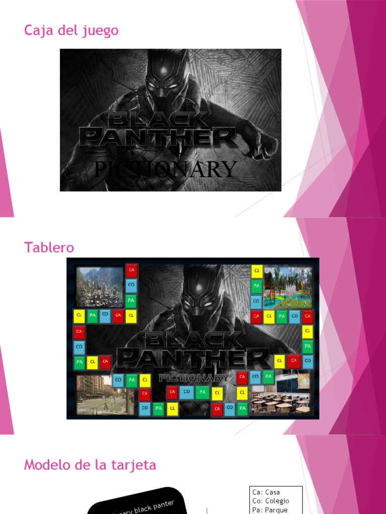 Pictionary Black Panter | PDF | Aprendizaje | La naturaleza humana