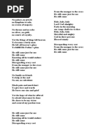 Adventist Youth Short Choruses List | PDF | Jesus | Prayer