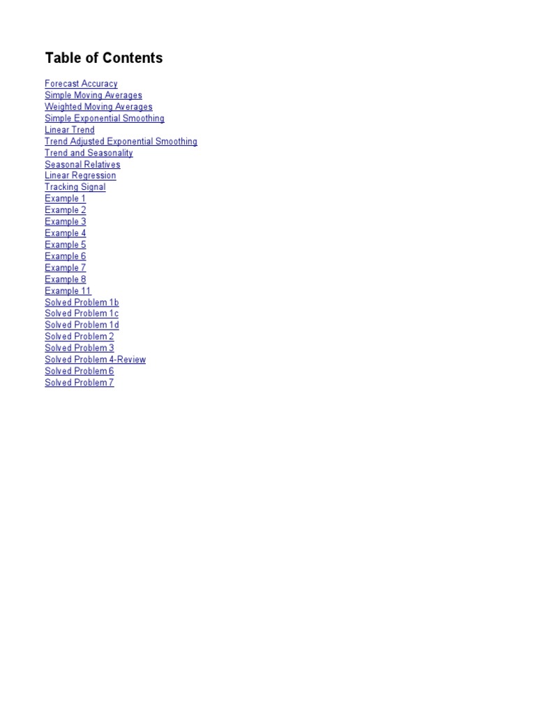 Stevenson 14e Ch03 Excel Template | Download Free PDF | Moving Average ...