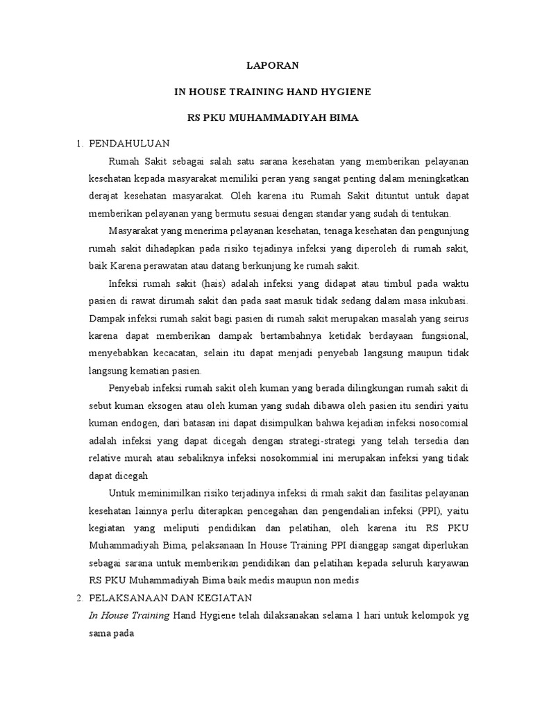 Laporan Pelaksanaan Dan Evaluasi Ppi | PDF