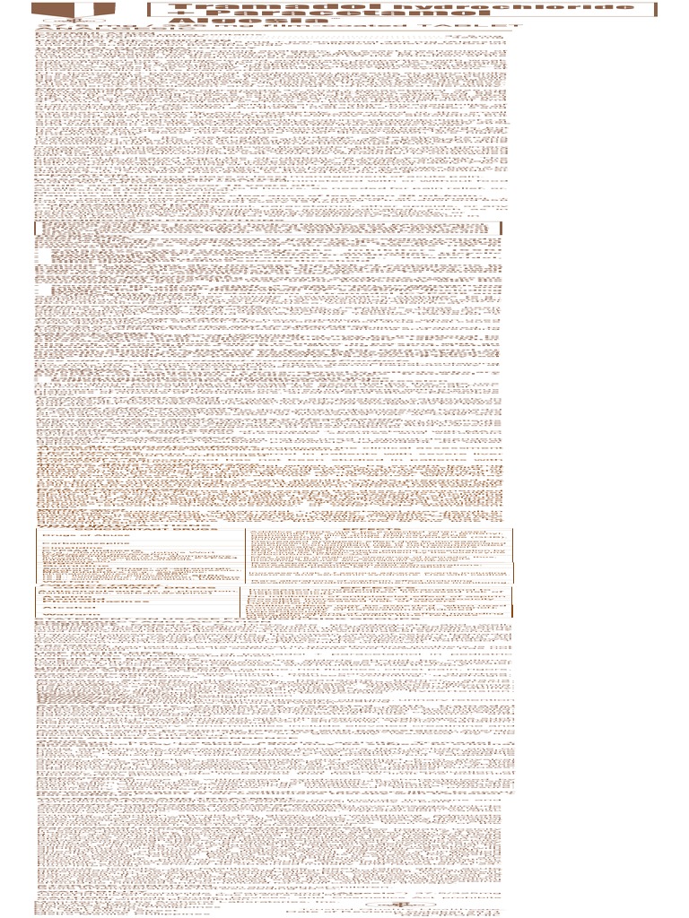 Algesia: 37.5 MG / 325 MG Film-Coated TABLET Analgesic | PDF ...