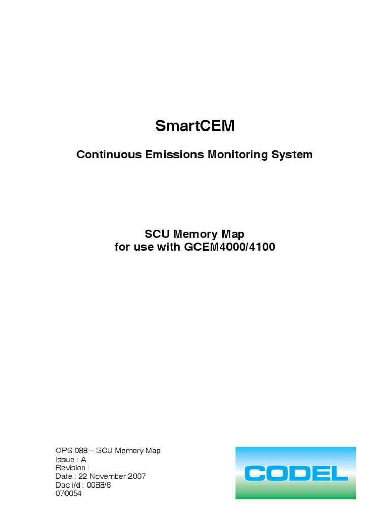 Smartcem: Continuous Emissions Monitoring System | PDF | Digital To ...