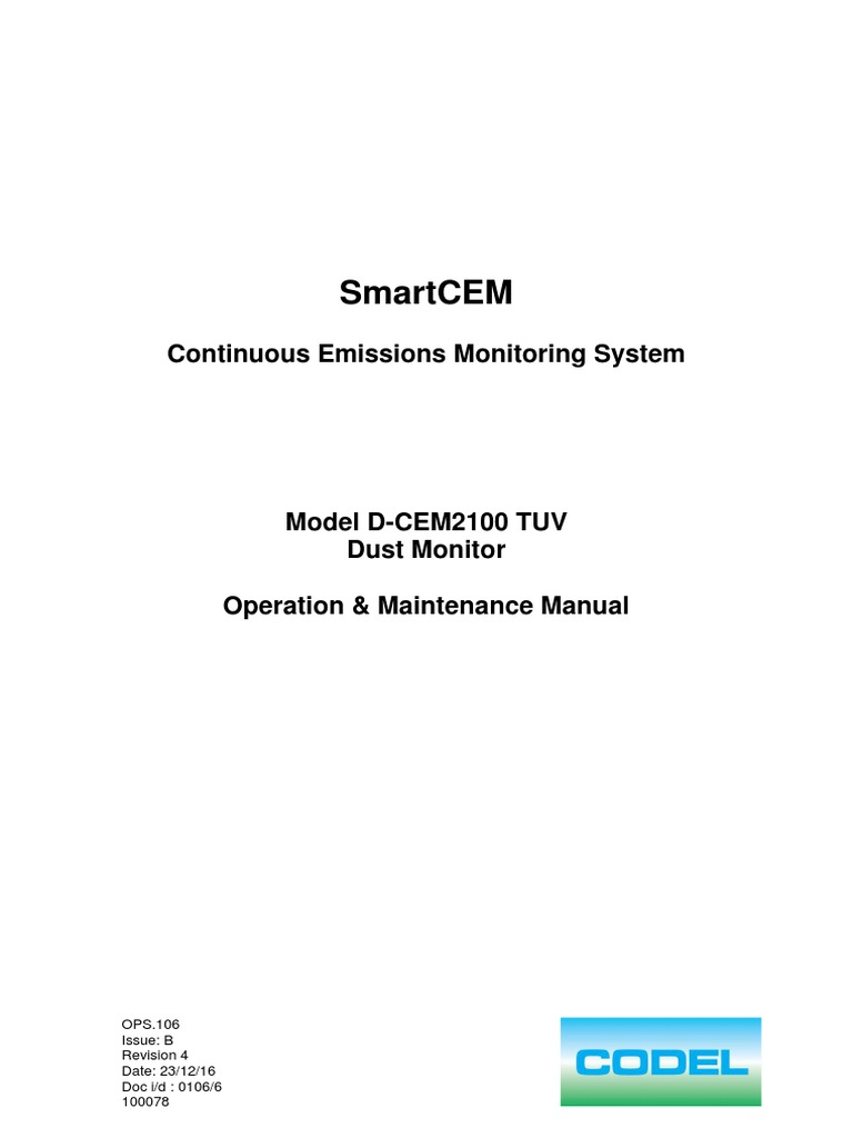 Dcem2100 - Tuv - Ops (0001) | PDF | Parameter (Computer Programming) | Calibration