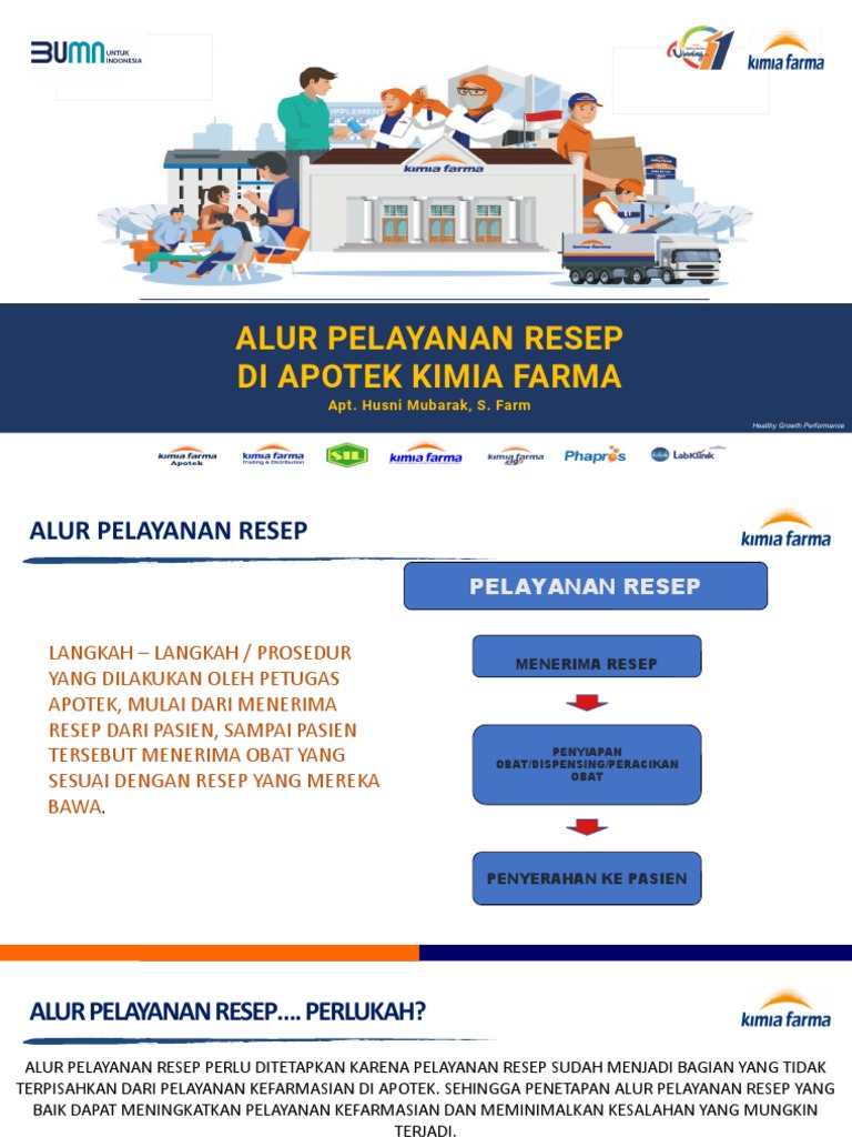 MATERI Alur Pelayanan Resep | PDF