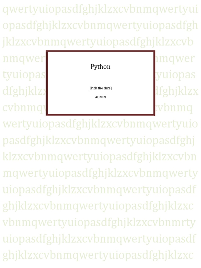 E Book Python Programming Pdf Parameter Computer Programming 0313