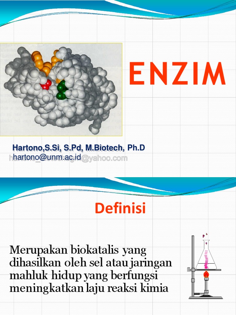 Kuliah - 4 ENZIM Dan Koenzim | PDF
