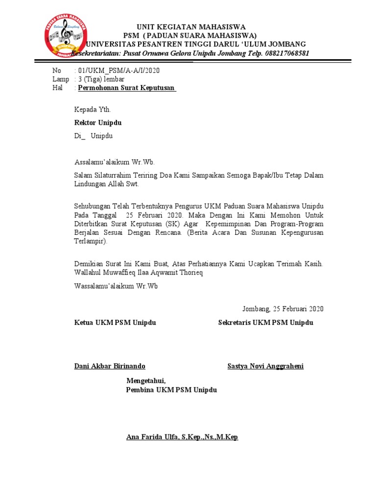 SK PSM Unipdu | PDF | Karier & Perkembangan | Kesehatan Holistik