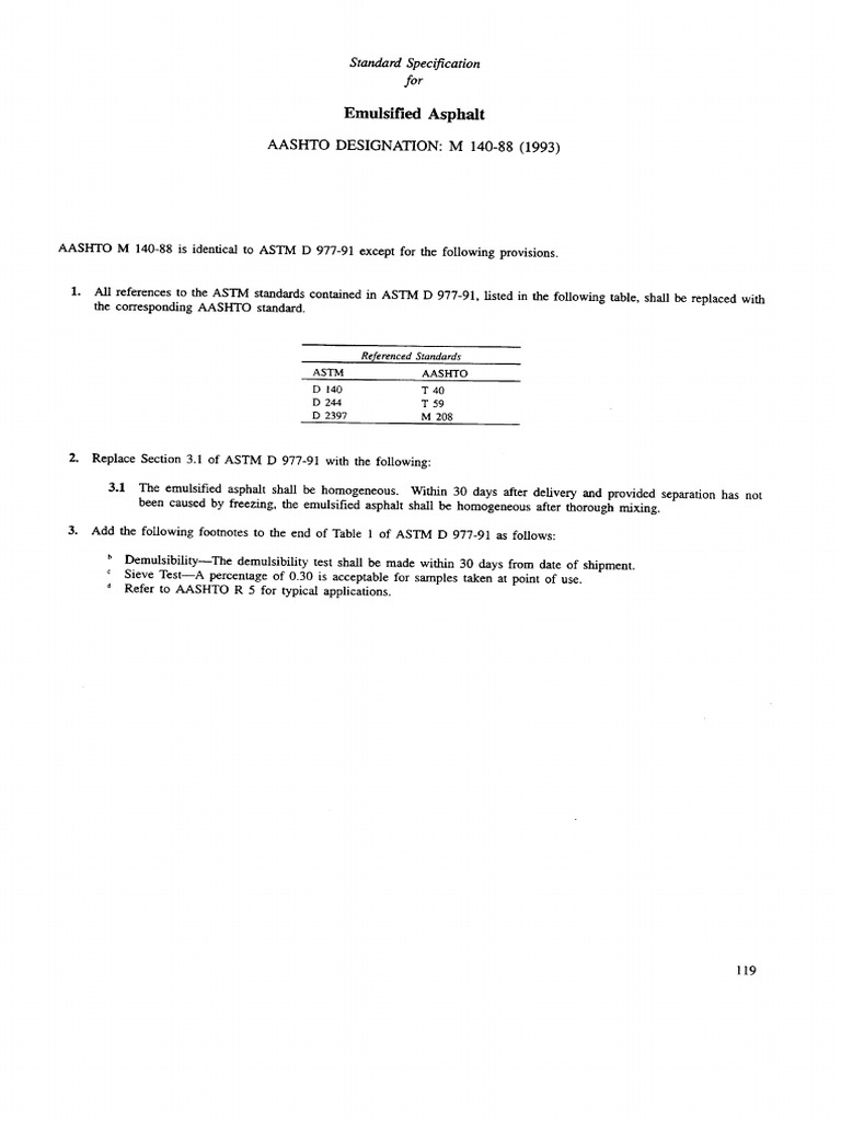Aastho M 140-88 | PDF