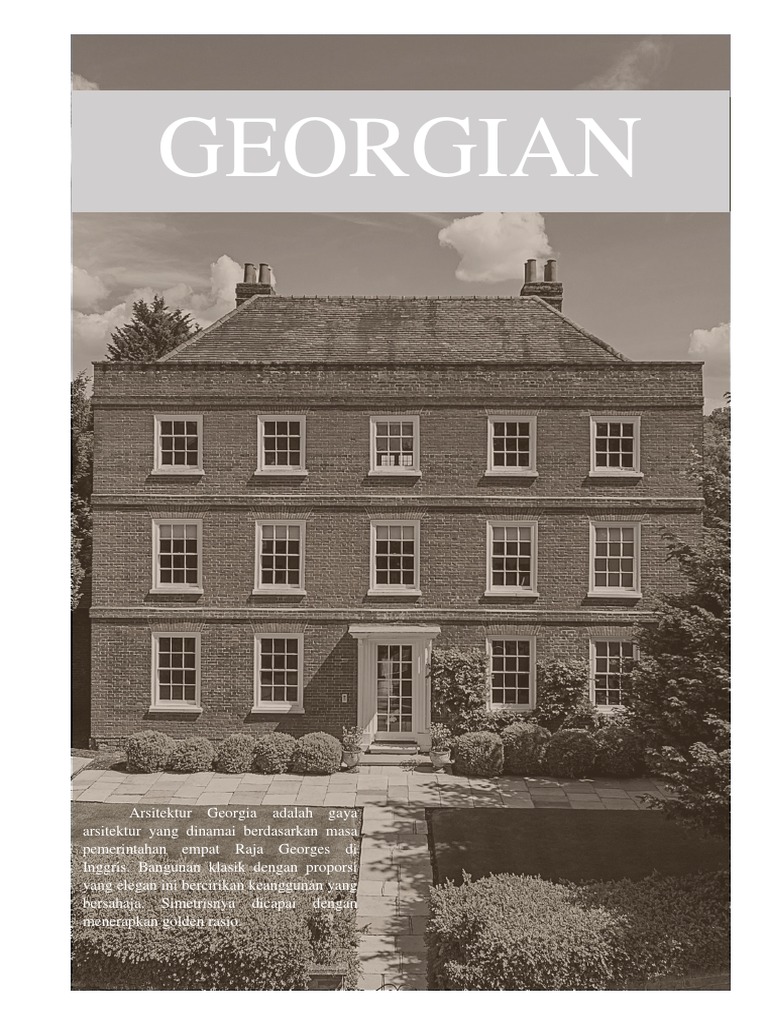 18-155 - Nadiyah Marhani Siregar - Tugas - Arsitektur - Georgia | PDF