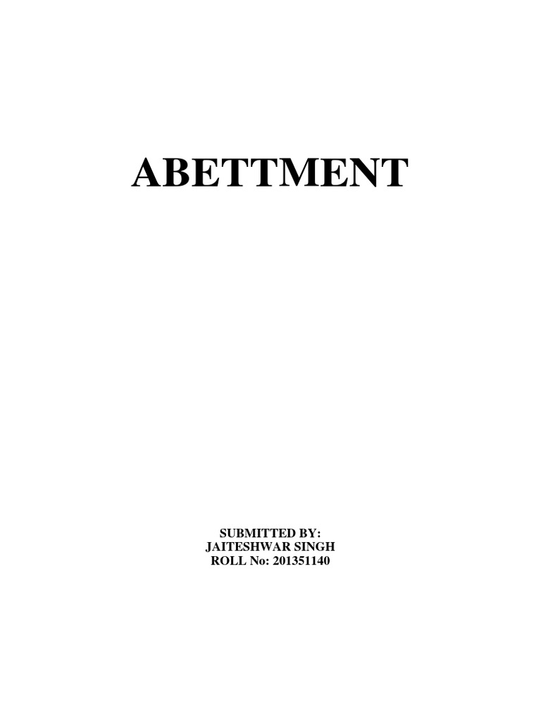 Abetment | PDF | Aiding And Abetting | Conspiracy (Criminal)