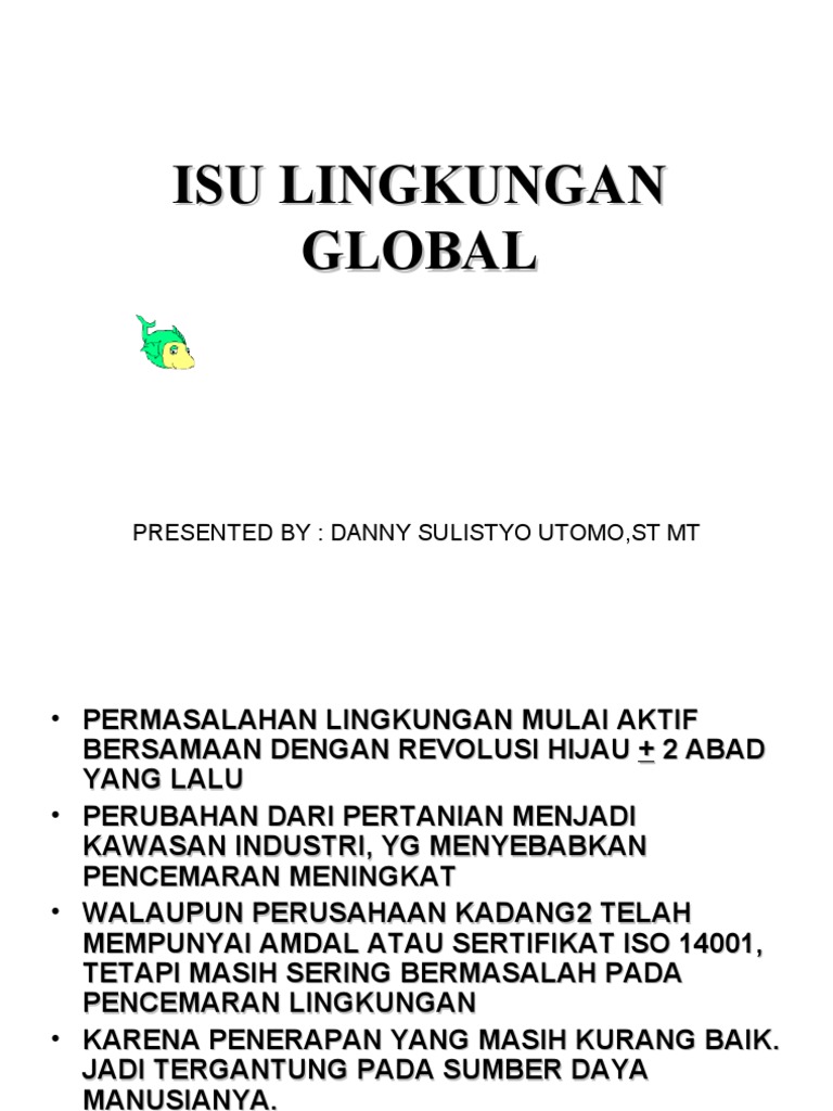 Isu Lingkungan Global dan Dampaknya | PDF