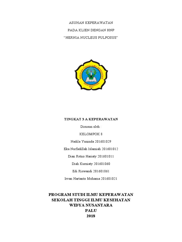Askep HNP Kelompok 8 | PDF