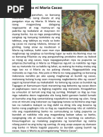 Buod NG Maria Makiling | PDF