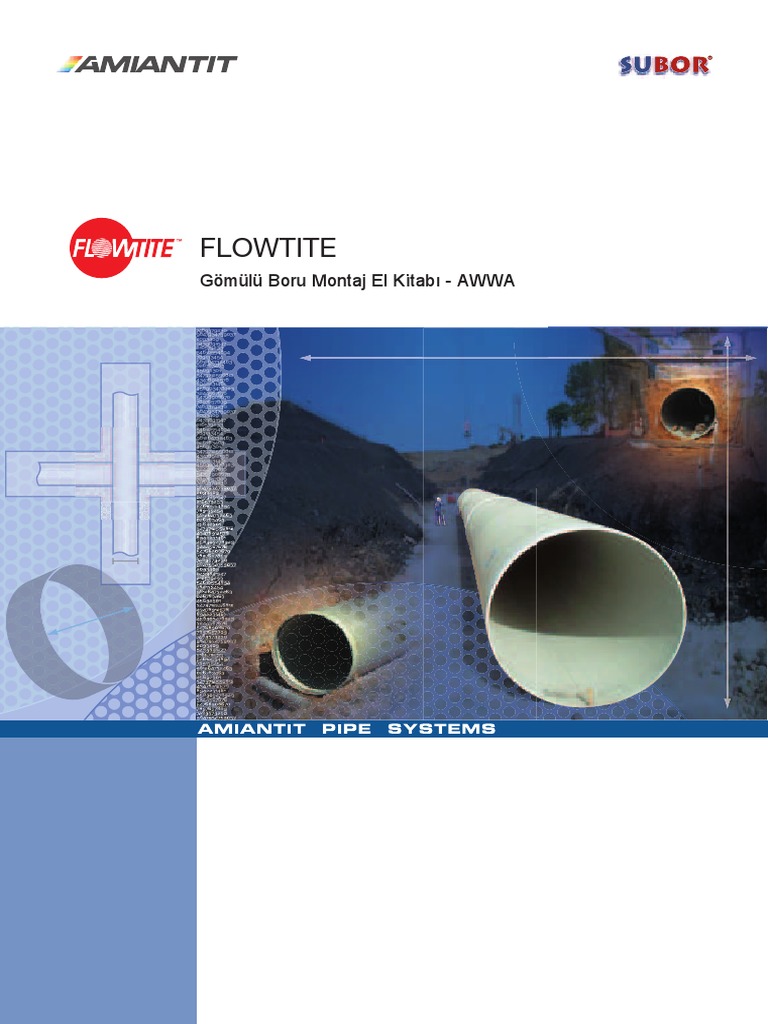 FLOWTITE - Gömülü - Boru - Montaj - El - Kitabı - AWWA - TR | PDF