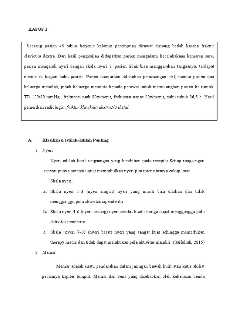 KASUS 1 Pbl.... | PDF