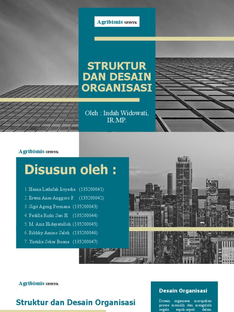 Struktur Dan Desain Organisasi - Kelompok 1 | PDF