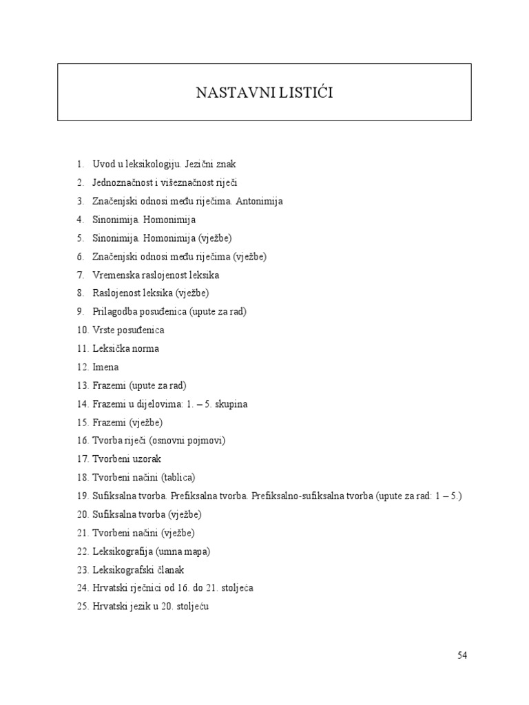 Fon-Fon 4 Nastavni Listici-1 | PDF