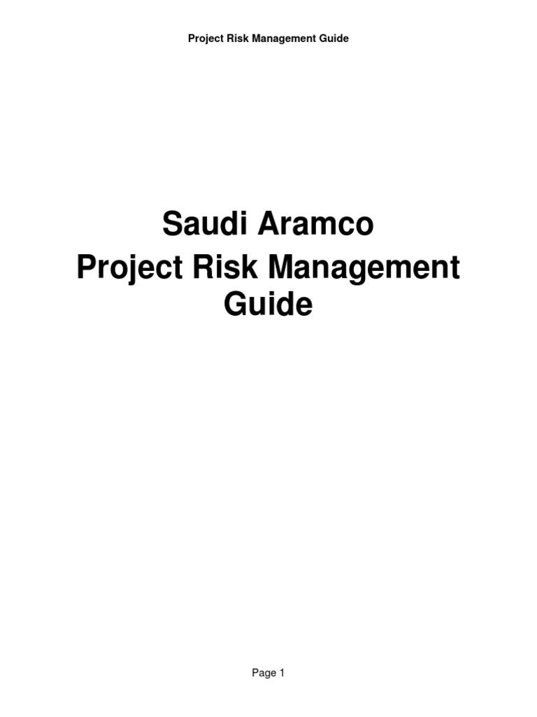 Project Risk Management Guide | PDF | Risk | Risk Management